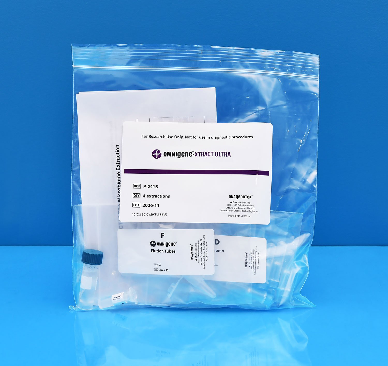 SAMPLE PROTOTYPE OMNIgene™•XTRACT ULTRA