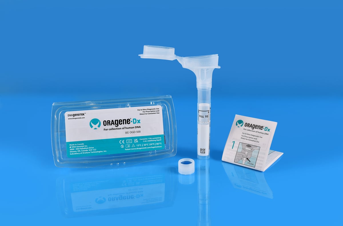 Oragene™•Dx saliva collection device