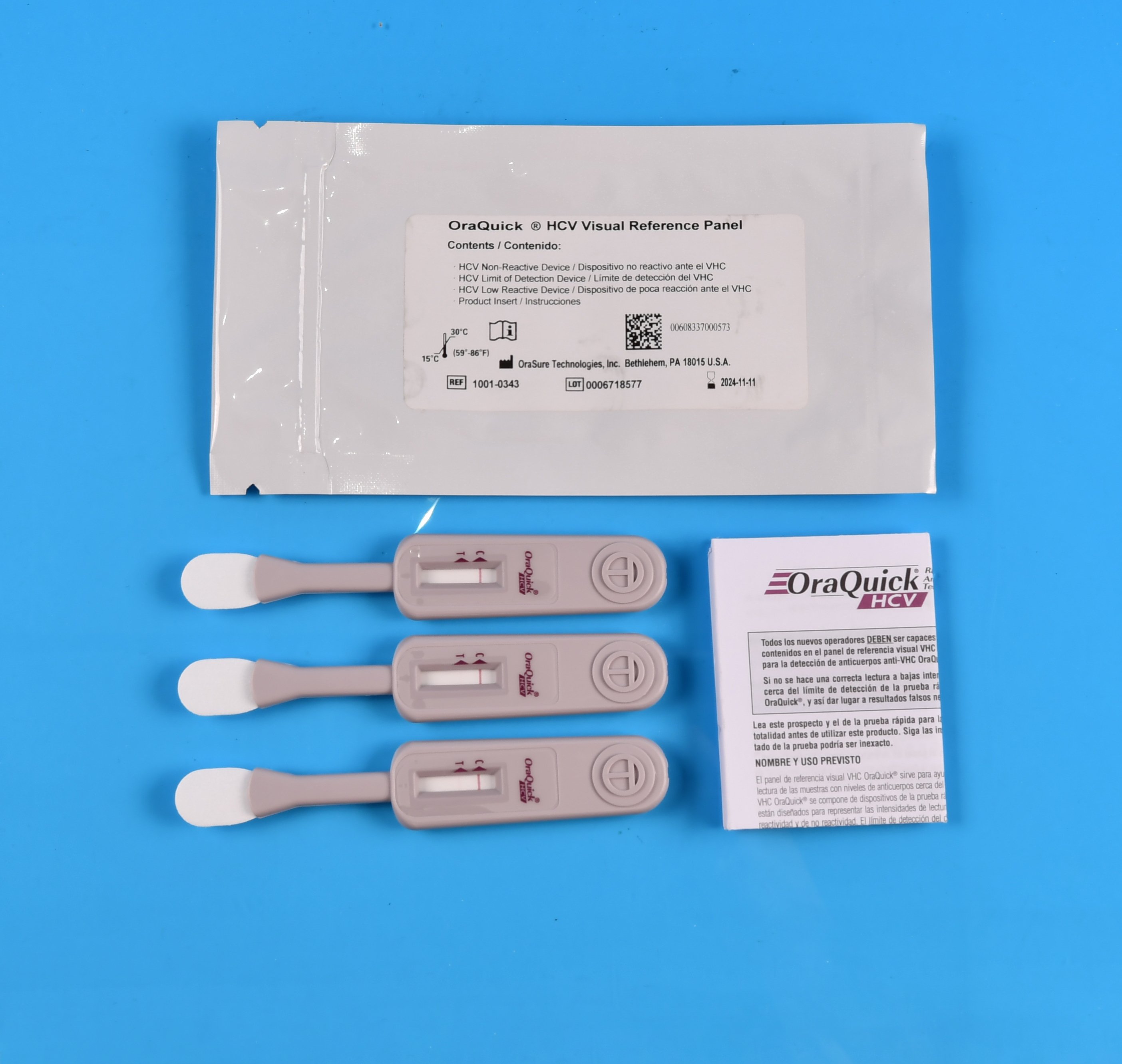 Oraquick® HCV Visual Reference Panel