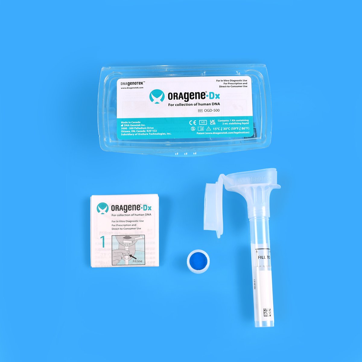 Oragene™•Dx saliva collection device